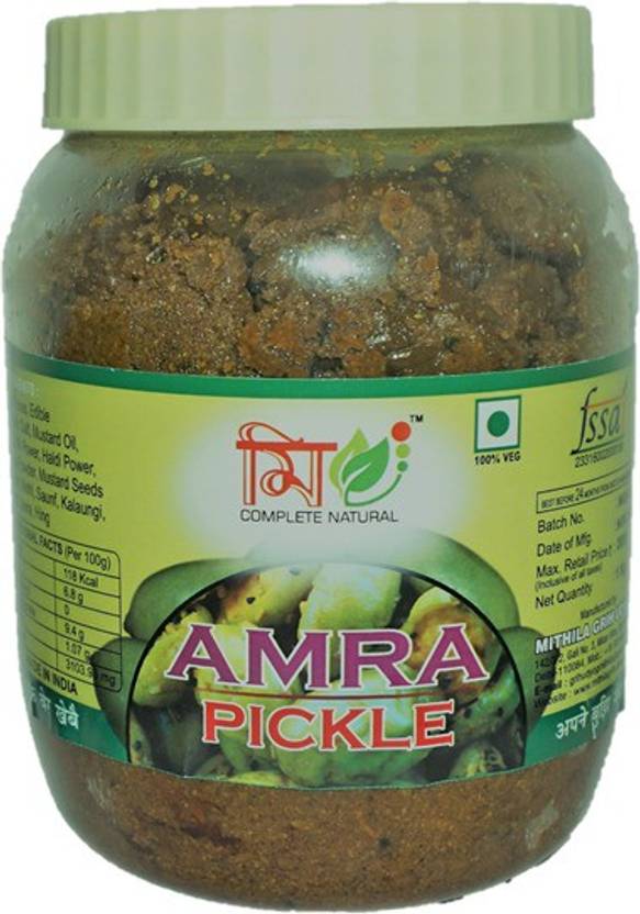 Mithila Grih Udyog Amra Mango Pickle Price in India - Buy Mithila Grih ...