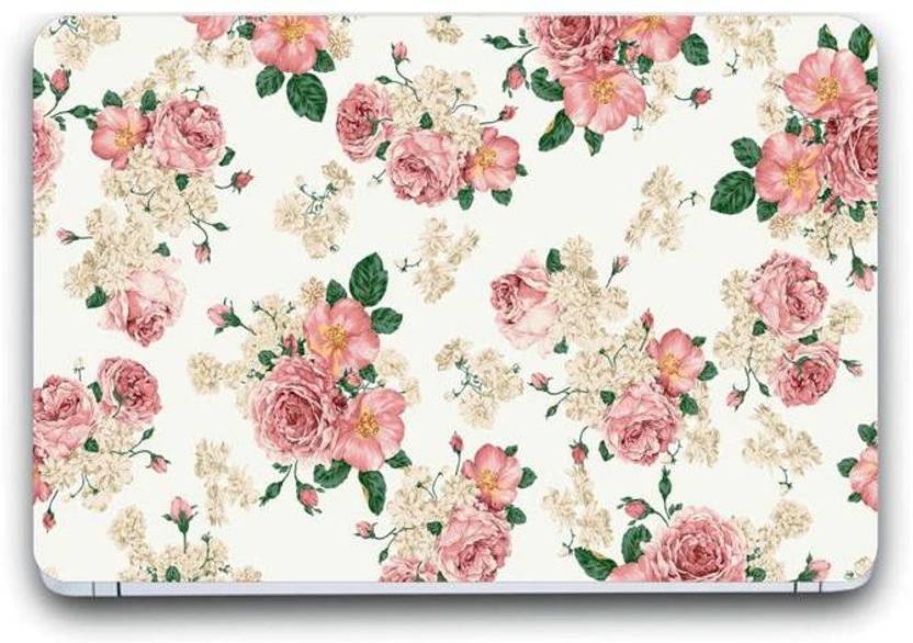 Gallery 83 ® floral laptop skin sticker wallpaper (15 inch x 10 inch ...
