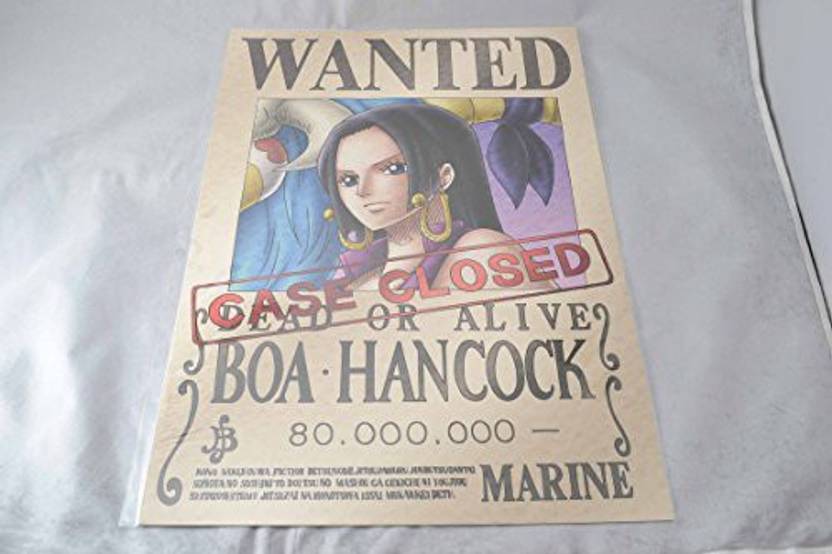 Shueisha Official Mugiwara Store One Piece Wanted Poster Boa Hancock ...