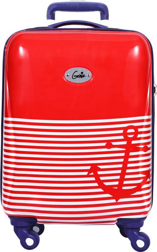 Genie Marina Cabin Suitcase - 22 inch Red - Price in India | Flipkart.com