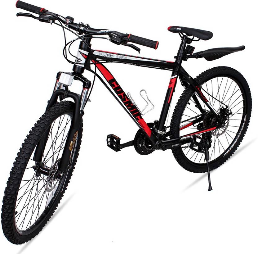 COSMIC FLAMINGO 21 SPEED ALLOY MTB BICYCLE BLACK/RED - SPECIAL EDITION ...