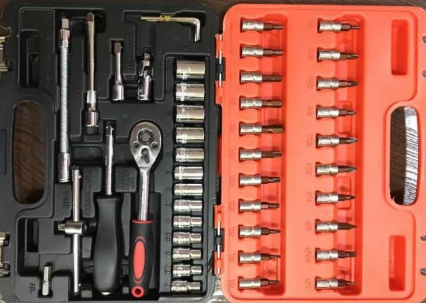 ZHONGXIN 46PC 1/4 DRIVE Socket Set Price in India - Buy ZHONGXIN 46PC 1 ...
