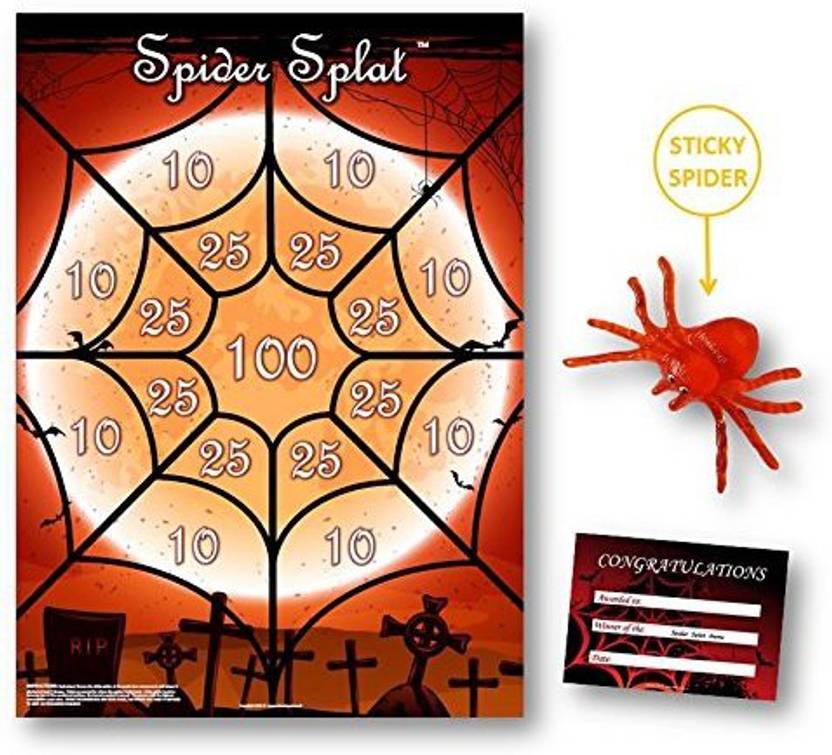 UK Party Games Halloween Game. : * Spider Splat *: . - Halloween Game ...