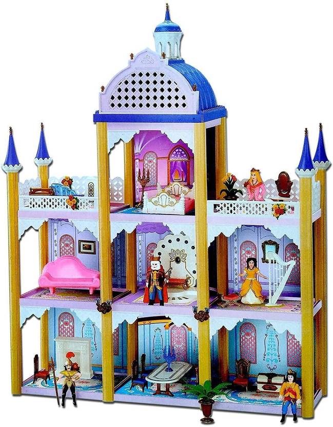 TOYSHINE 258 Pcs Castle Doll House Princess Home Toy, with Accessories ...