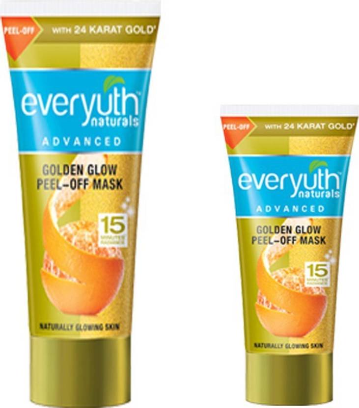 Everyuth Naturals GOLDEN GLOW PEEL OFF MASK 50 GM + GOLDEN GLOW PEEL ...