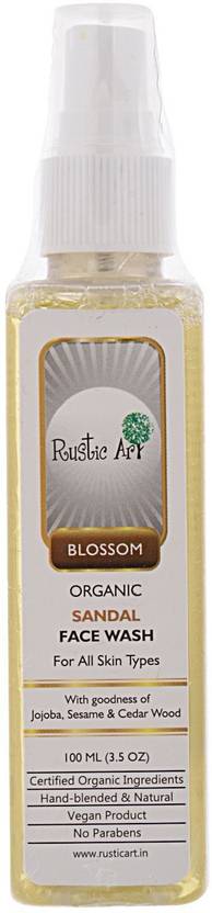 RUSTIC ART Organic Sandal Face Wash - Price in India, Buy RUSTIC ART ...