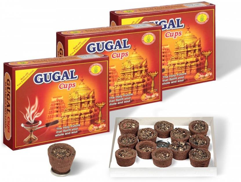 Guggal Cup dhoop - Pack of 3 Guggul Dhoop Price in India - Buy Guggal ...