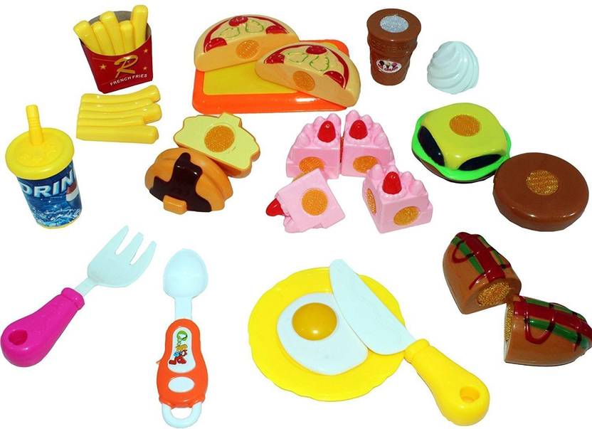 Baby Tintin Play Food Set for Kids Kitchen Food Toys Fun Fast Doll Food ...
