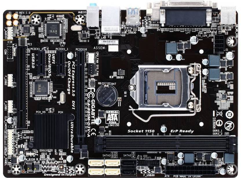GIGABYTE B85M-D3V-A Motherboard - GIGABYTE : Flipkart.com