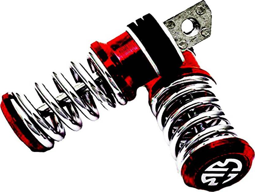 STAR SHINE Spring Style red Metal Motorcycle Footrest / Footpeg foot ...