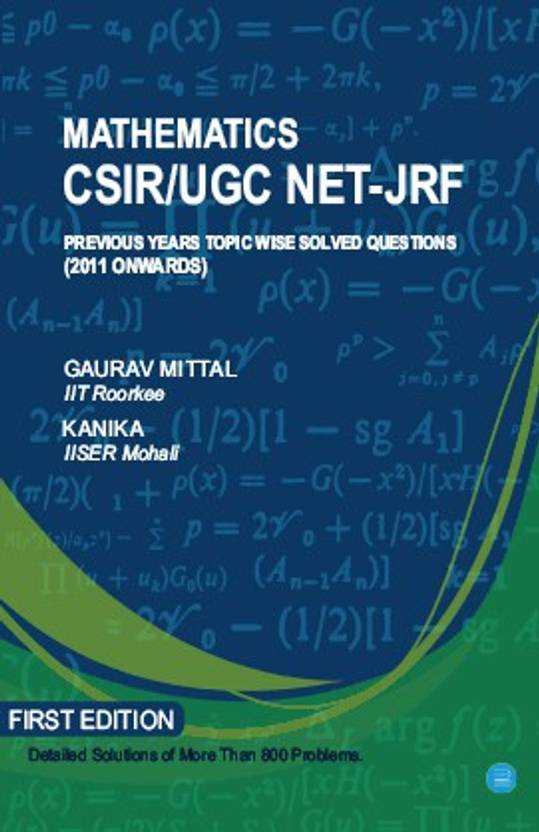 Mathematics CSIR/UGC NET-JRF previous years topic wise solved questions ...