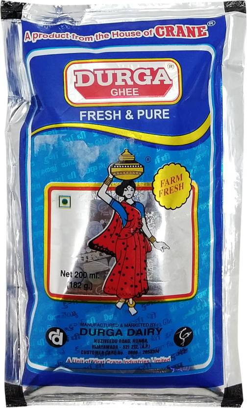 Durga Ghee 200 ml Pouch Price in India - Buy Durga Ghee 200 ml Pouch ...