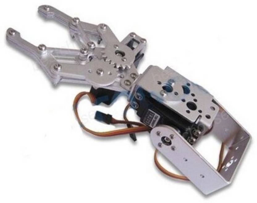Robodo DIY 2DOF Metal Robot Arm with Gripper Clamp Frame kit for ...