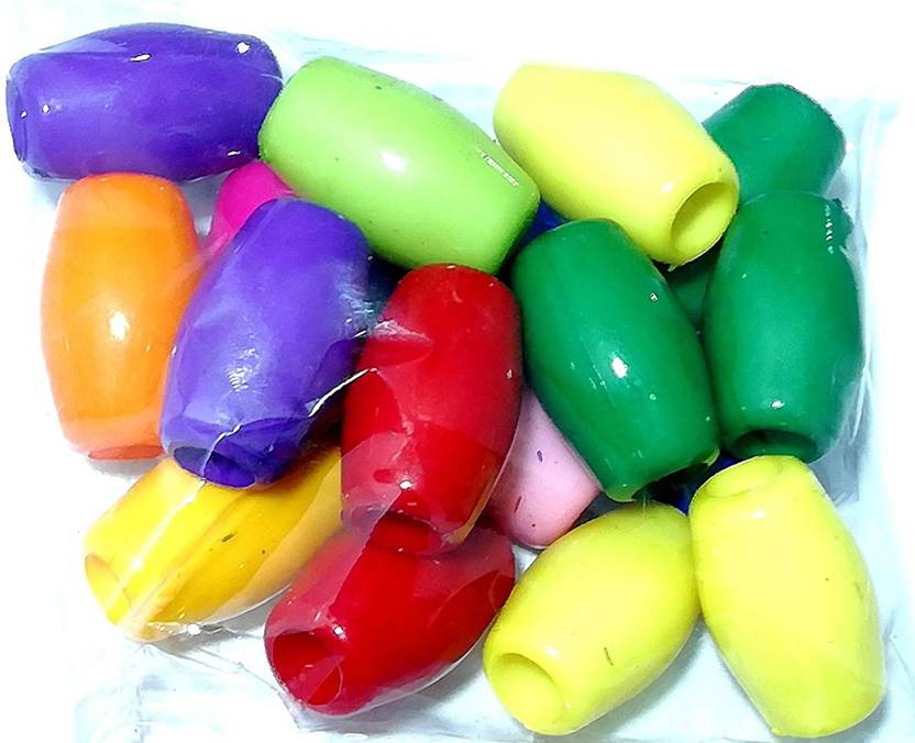 GOELX Plastic Pipe Beads for Beading, Jewellery Making & Art Craft Work ...