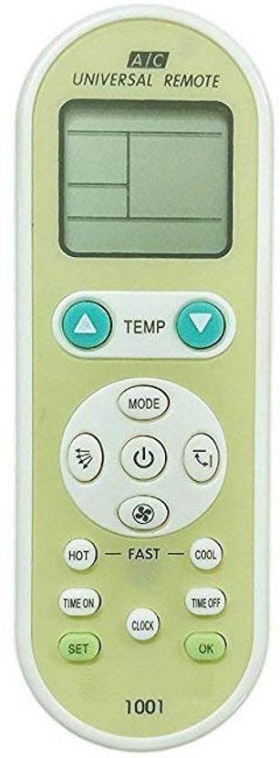 Cezo Universal AC remote works with All AC Samsung, Lg, Panasonic ...