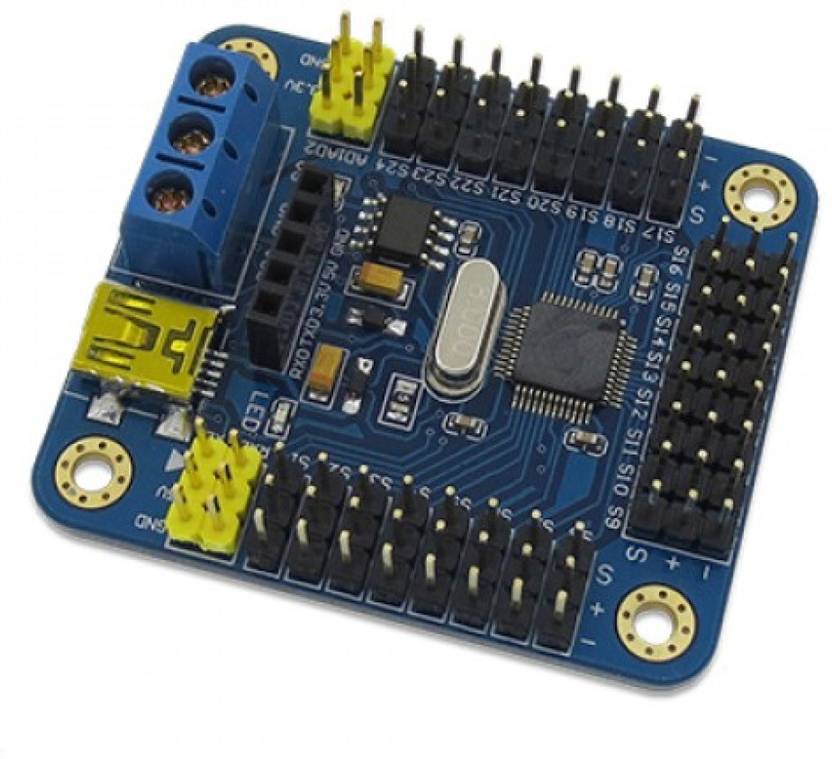 KitsGuru 16 Channel Servo Motor Controller Robot Servo Driver Micro ...