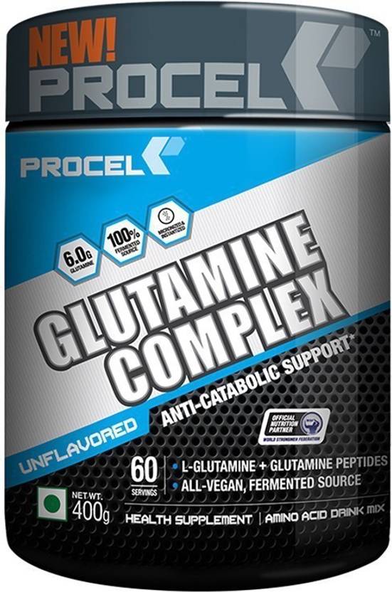 PROCEL GLUTAMINE COMPLEX 60 serving - Glutamine Price in India - Buy ...