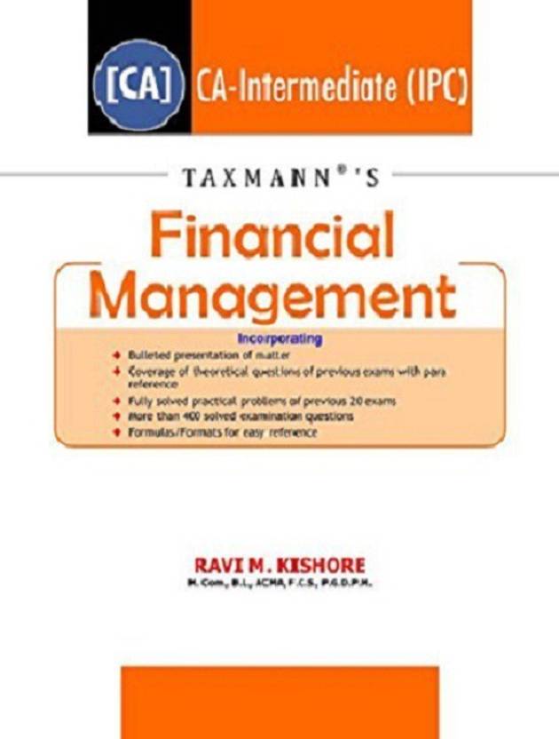 Taxmann's Financial Management By Ravi M. Kishore: Buy Taxmann's ...