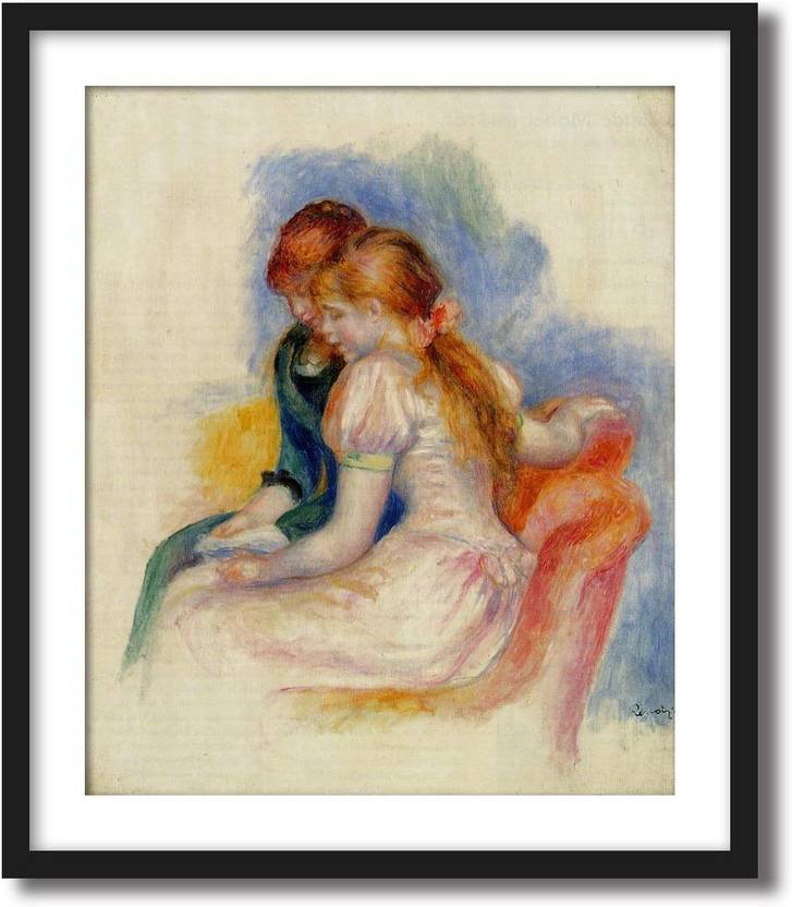 ArtCentral The Reading, 1890 Painting By Pierre Auguste Renoir (Without ...