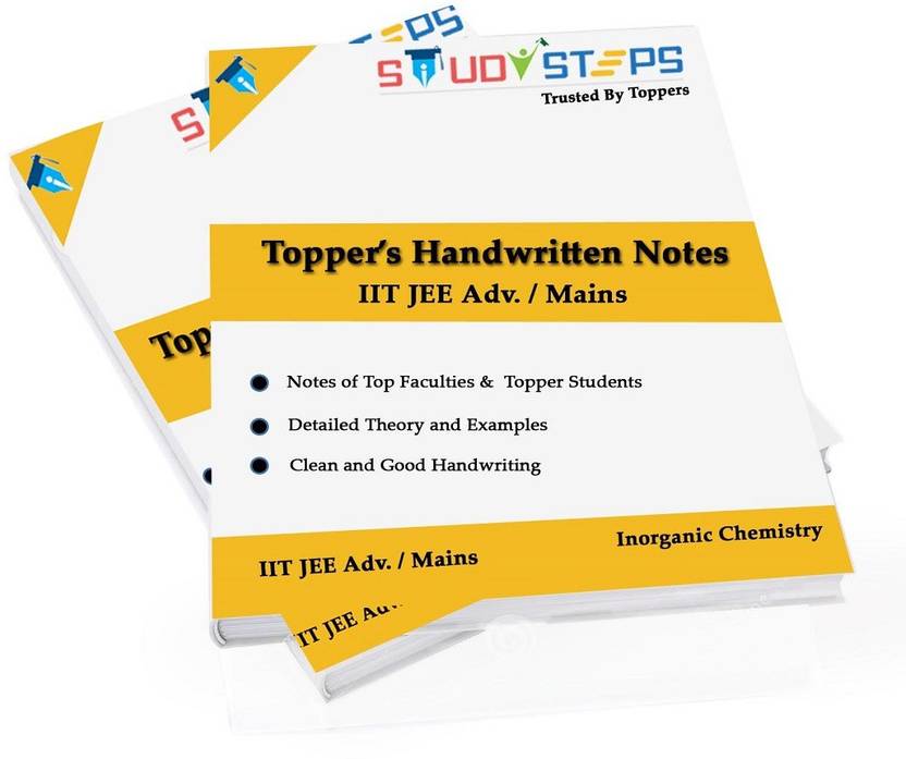INORGANIC CHEMISTRY - Toppers Handwritten Notes For IIT JEE Adv./ Mains ...