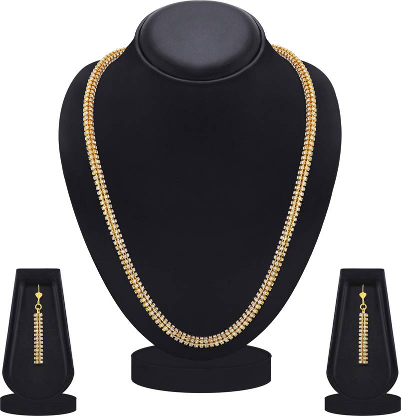 MJ Fashion Jewellery Classic Gold Plated Chain set by Mj Fashion ...