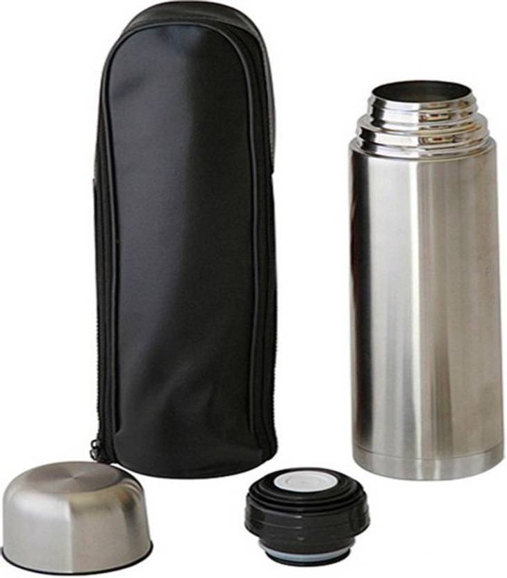 LIFEMUSIC Stainless Steel Hot Cold Bottle Travel Vaccum Flask (350 ml ...