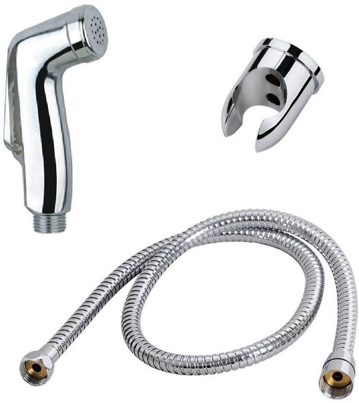 Salonica Health Faucets Shower Toilet Jet Spray Sliver Shine with 1 ...