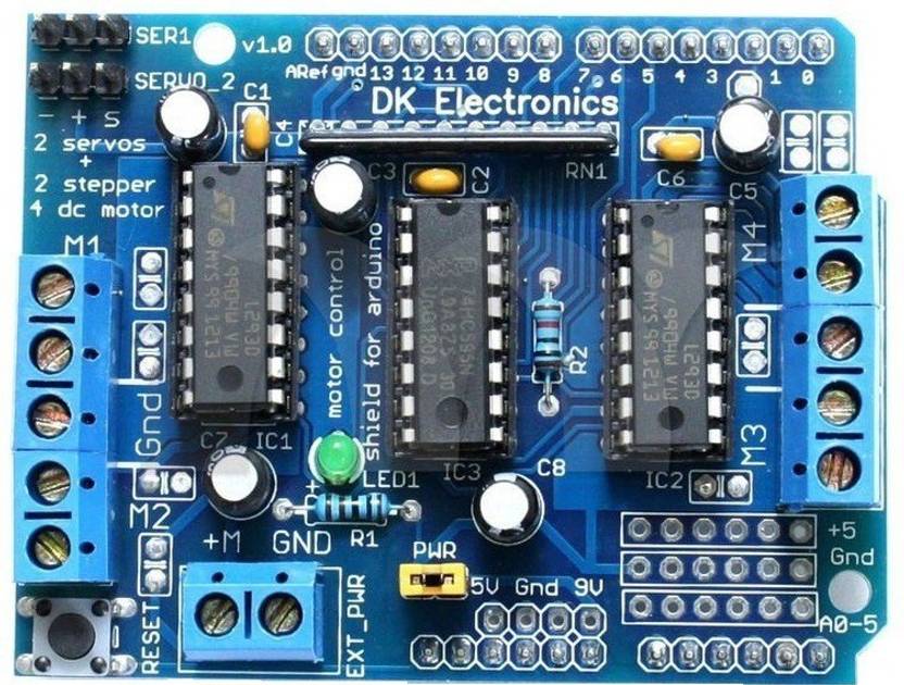 SunRobotics L293D Motor Driver Shield for Arduino Electronic Components Electronic Hobby Kit ...