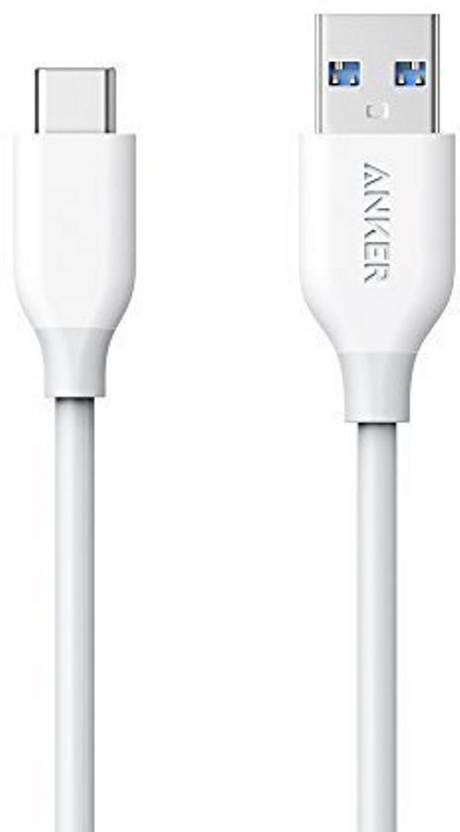 Anker USB Type C Cable 3 M A8163021 White Anker Flipkart anker-usb-type-c-cable-3-m-a8163021-white-anker-flipkart