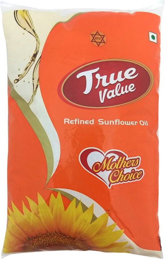 True Value Refined Sunflower Oil Pouch Price in India - Buy True Value ...