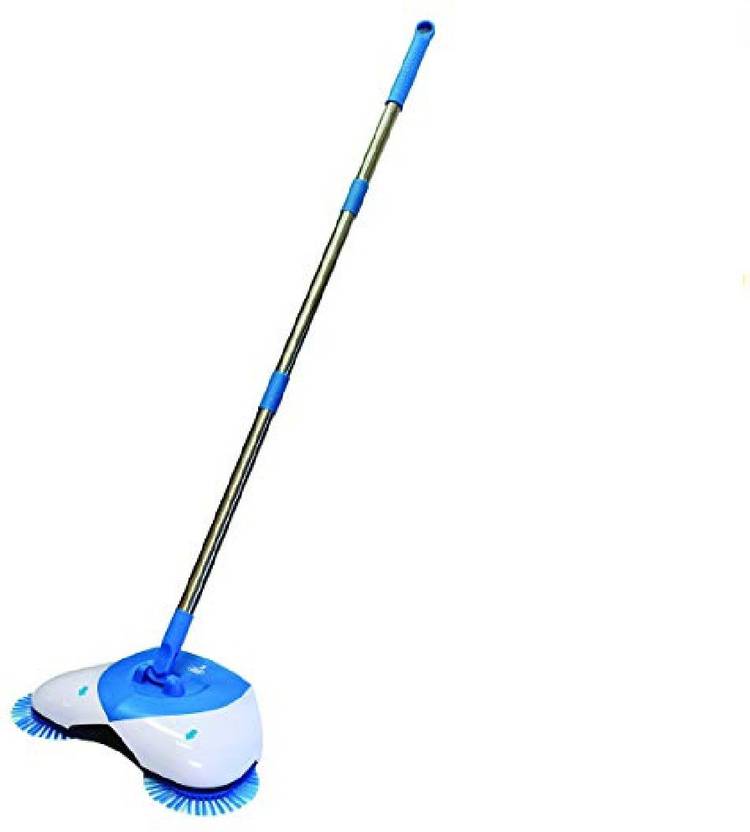 DEZIINE Hand Push Sweeper Magic Spinning Broom Silicone Wet and Dry ...