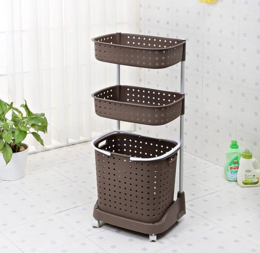 Urbancart Multipurpose 3 Tier Kitchen Trolley / Rolling Utility Storage ...