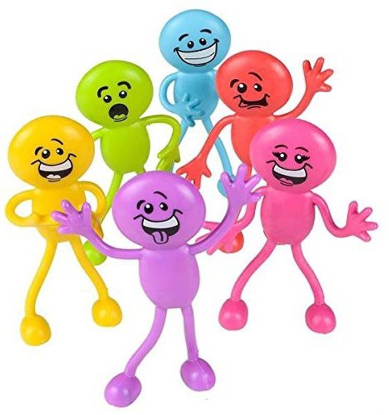 Neliblu Goofy Smiley Face - Silly Face Bendables - 1 Dozen 4.5 ...