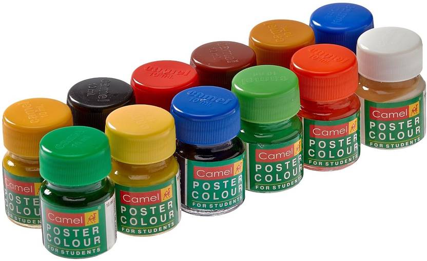 Flipkart.com | Camlin Poster Colours - 12 Shades
