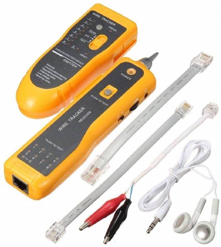 Techtest Professional Telephone Wire Tracker Tracer Toner Ethernet LAN ...