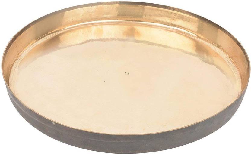 Electron Kansa Plates,Handmade Kansi Plates-Bell Metal Tray Pooja Thali ...