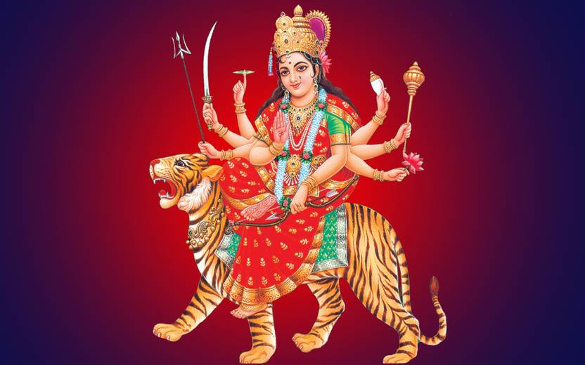 DURGA MATA PHOTO Fine Art Print - Religious posters in India - Buy art ...