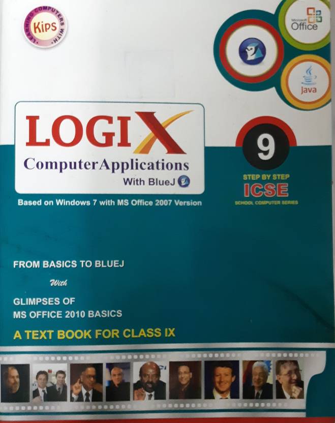 Logix Computer Applications With Blue J Class 9 Buy Logix Computer Applications With Blue J