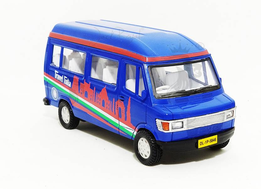Jack Royal India Traveler Van Toy Model (blue) - India Traveler Van Toy ...