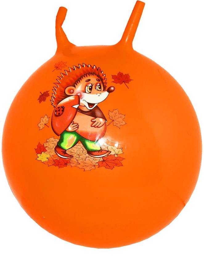 Saffronworld Jumping Hopping Ball With Pump-Orange Inflatable Hoppers ...