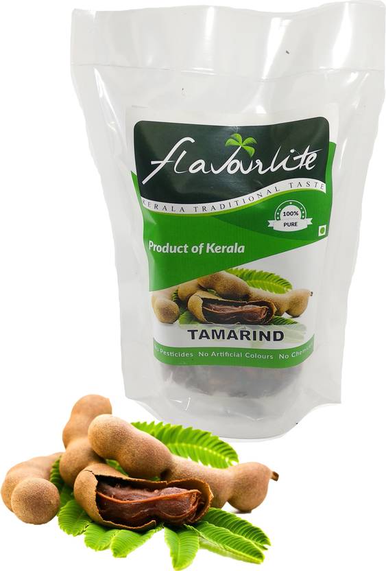 Flavourlite 100% Pure Tamarind [ Tamarind/Hul/Puli Or Valan Puli/Tamar ...