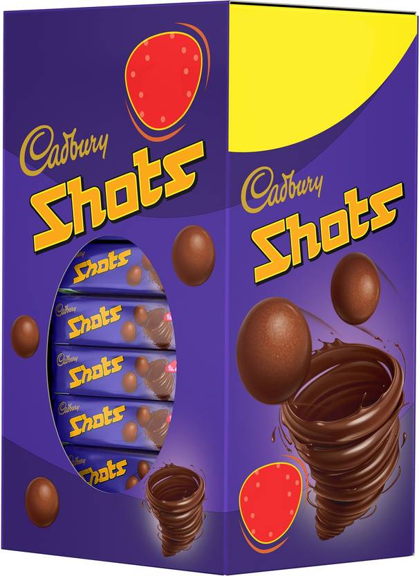 Cadbury Dairy Milk Chocolate Shots, 208.8 gm Carton (58 units x 3.6 gm ...