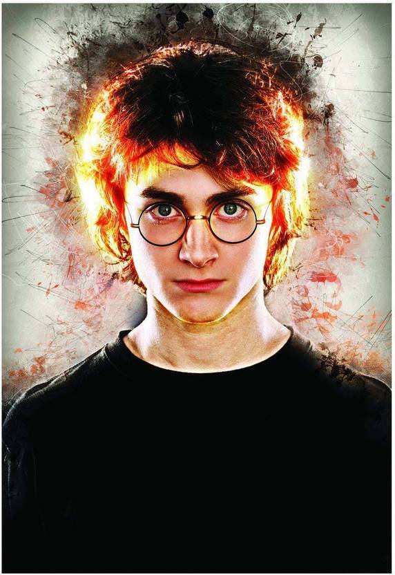 WB Official Licensed Harry Potter Face Poster A3+ 13 x 19 inches Paper ...