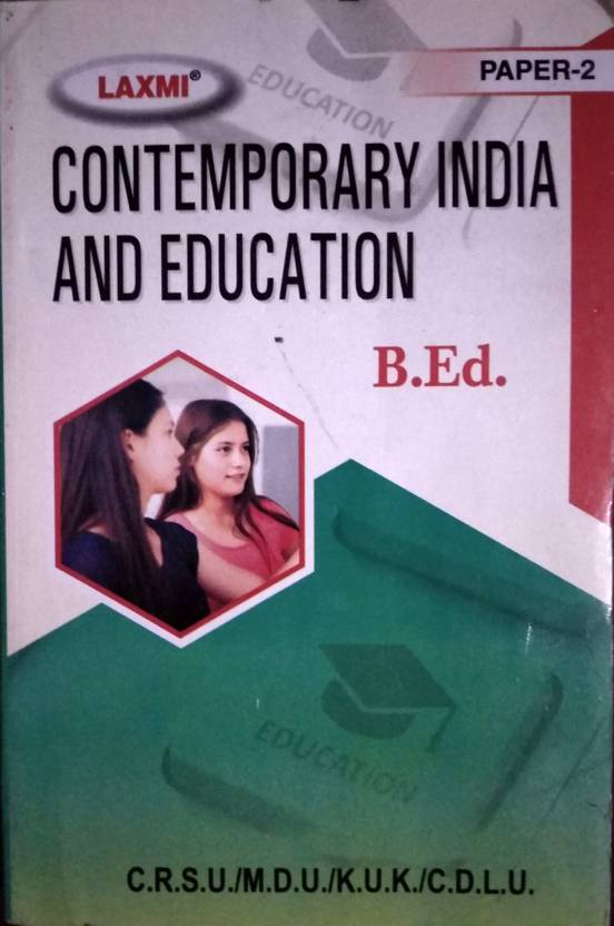Contemporary India And Education B Ed First Year Book Buy
