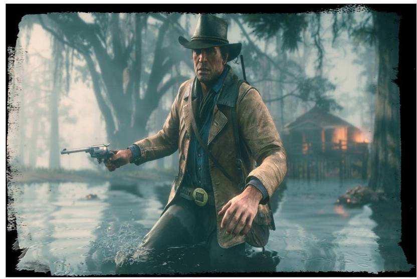 John Marston Poster (RED DEAD REDEMPTION) For Room (18 Inch x 12 Inch ...