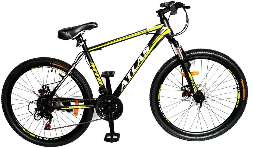 ATLAS U20 Dual Disc Bicycle for Adults 26 T Mountain/Hardtail Cycle ...