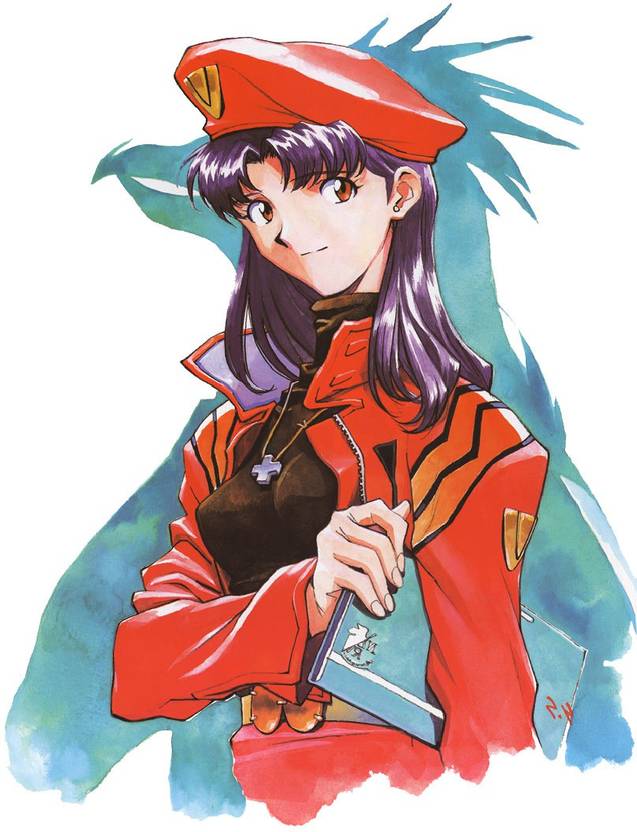 Athah Anime Neon Genesis Evangelion Misato Katsuragi 13*19 inches Wall ...