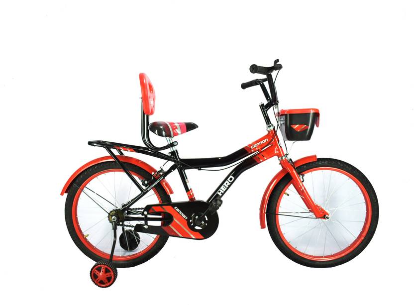 HERO Cannon Bike For Kids Of Age 5-8Yrs Black & Red 20 T Recreation ...