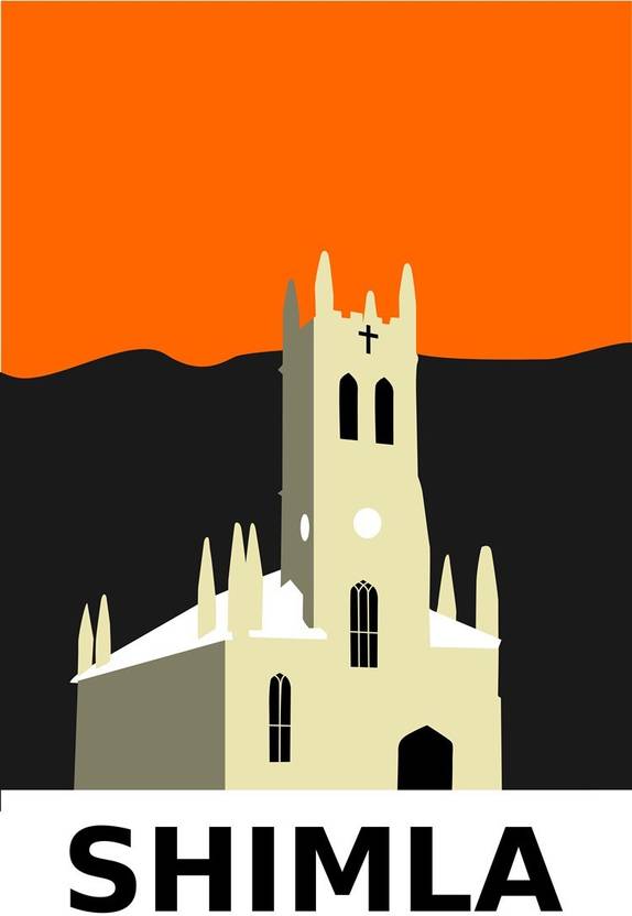 Shimla | Wall Art Poster Fine Art Print - Art & Paintings posters in ...