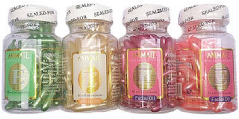 Animate Vitamin-E Facial Oil Capsule(Set Of-4) Price in India - Buy ...